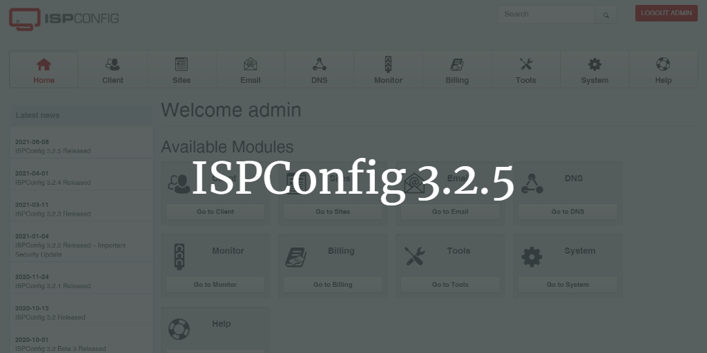 ISPConfig 3.2.5 Released - ISPConfig