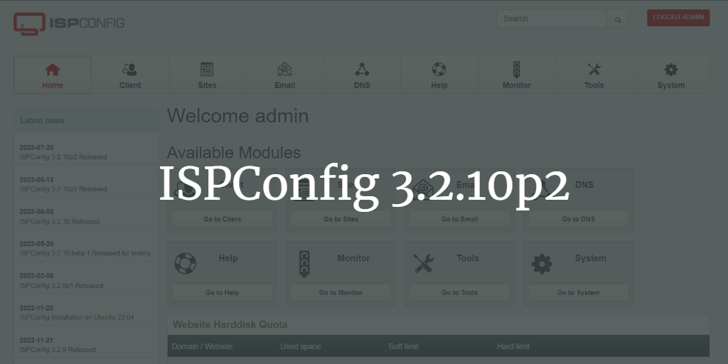 ISPConfig 3.2.10p2 Released - ISPConfig
